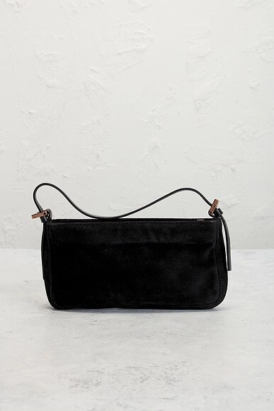 Fendi Suede Pochette Shoulder Bag