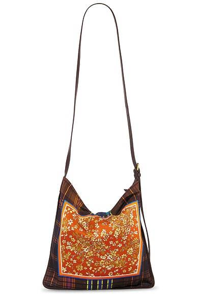 Dries Van Noten Small Scarf Print Shoulder Bag