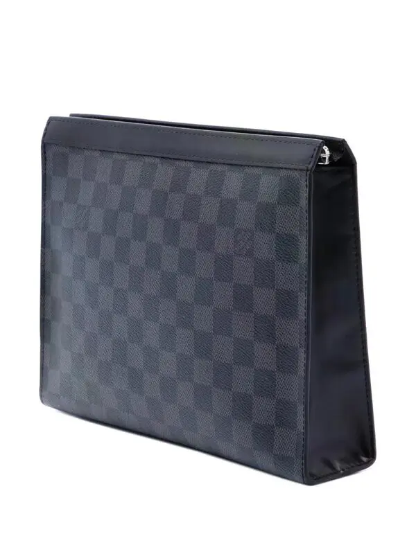 LOUIS VUITTON 2019 Damier Graphite Pochette Voyage Mm Clutch Bag