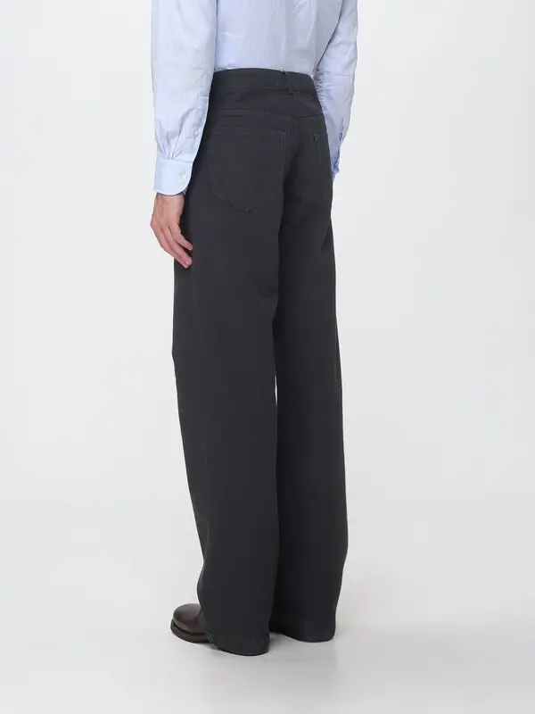 Dries Van Noten Wide-leg Five-pocket Cotton Trousers With Belt Loops
