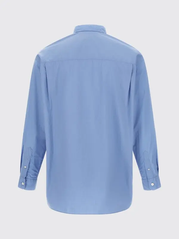 Comme Des Garçons Cotton Shirt With Patchwork Pattern And French Collar