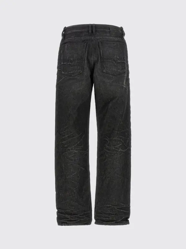 DIESEL® D-voeed Mid-rise Wide Leg Jeans In Gray Stretch Denim