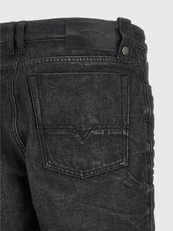 DIESEL® D-voeed Mid-rise Wide Leg Jeans In Gray Stretch Denim