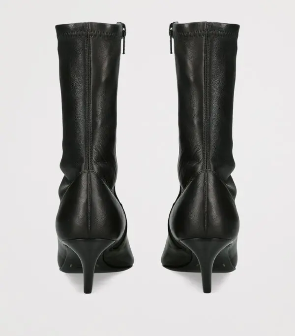 Khaite Leather Valerie Boots 55