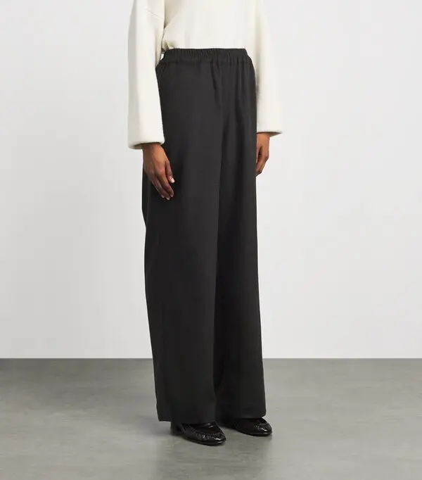 Le Kasha Cashmere Wide-leg Trousers