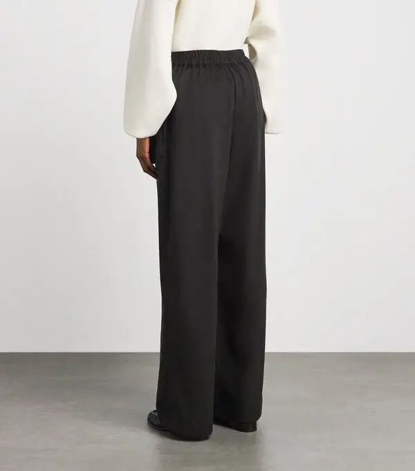 Le Kasha Cashmere Wide-leg Trousers