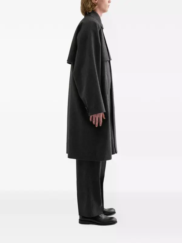 JIL SANDER Oversized Water-repellent Wool Coat