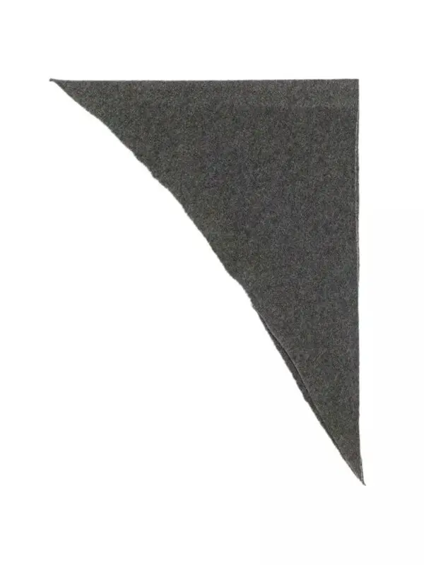 ROBERTO COLLINA Triangular Scarf - Grey