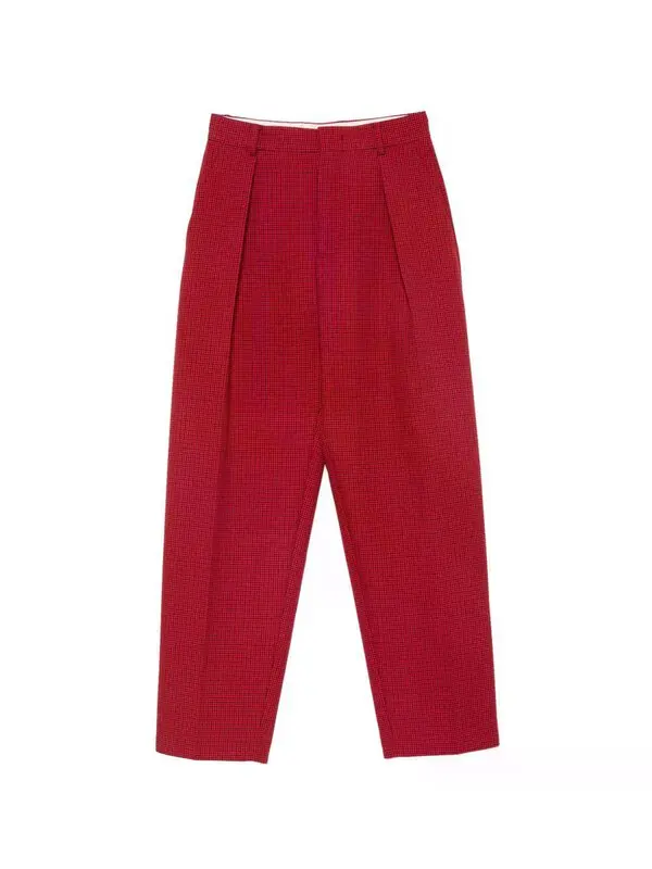 N°21 Check Pleated Trousers