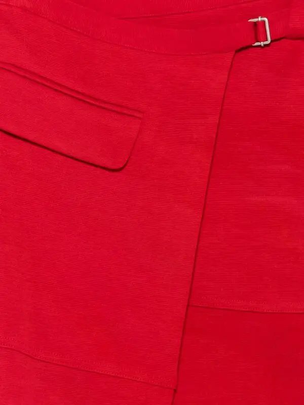 TELA Beatrix Wrap-style Mini Skirt
