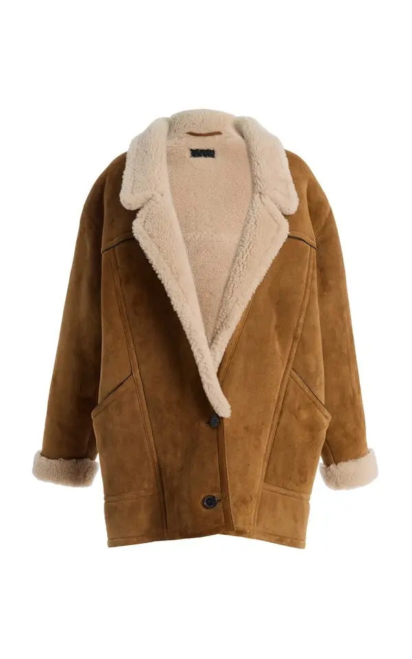 NILI LOTAN Noelle Shearling Coat