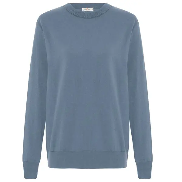 PERALUNA Mateo O Neck Pullover - Blue