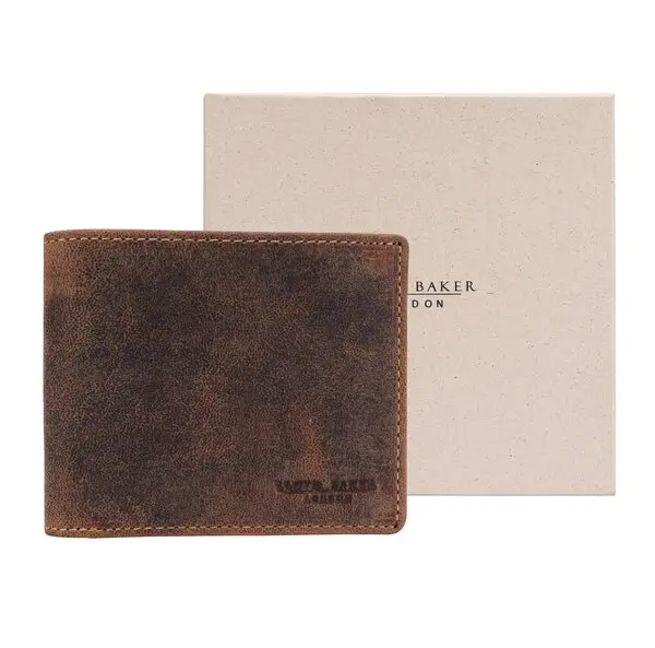LLOYD BAKER LONDON Orion Leather Bifold Wallet - Brown
