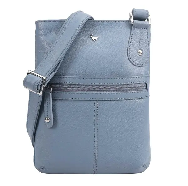 LLOYD BAKER LONDON Auli Leather Crossbody Bag - Blue