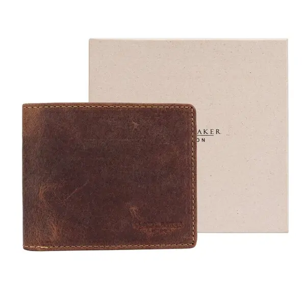 LLOYD BAKER LONDON Alfred Leather Wallet - Brown