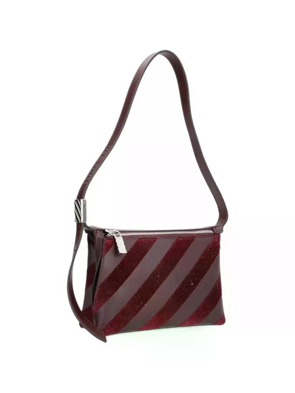Off-White Diag Leather Shoulder Bag