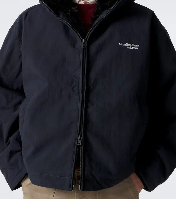 Acne Studios Hooded Canvas Jacket
