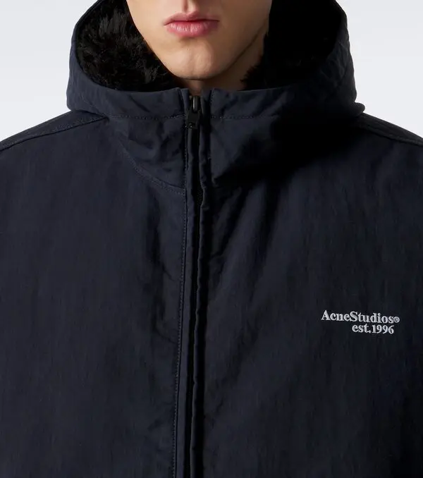 Acne Studios Hooded Canvas Jacket
