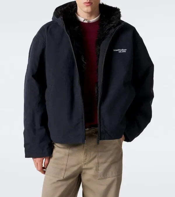 Acne Studios Hooded Canvas Jacket