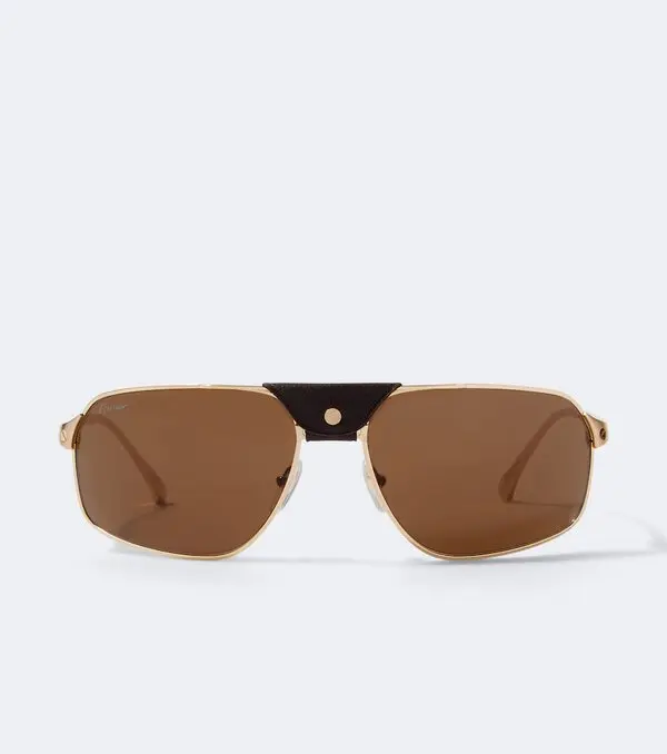 Cartier Santos De Aviator Sunglasses