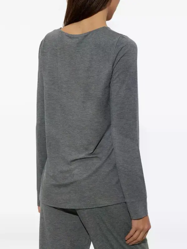 Hanro Natural Elegance Long-sleeve Top