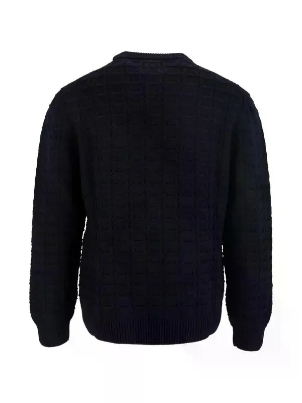 SETTEFILI CASHMERE Waffle-knit Wool Sweater