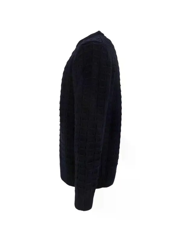 SETTEFILI CASHMERE Waffle-knit Wool Sweater