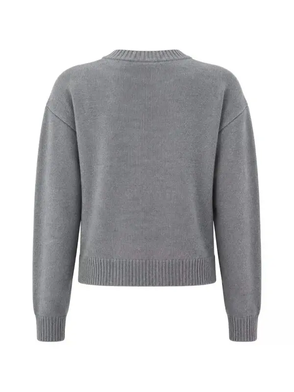 MSGM Rabbit-intarsia Crew-neck Sweater