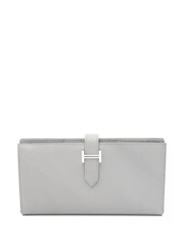 Hermès 2025 Béarn Soufflet Wallet - Grey