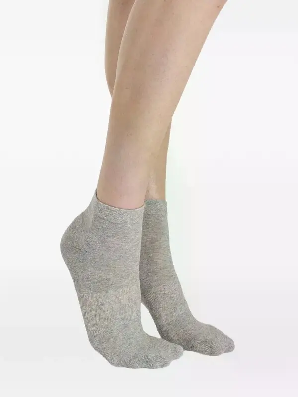 Wolford Ankle-length Socks - Grey