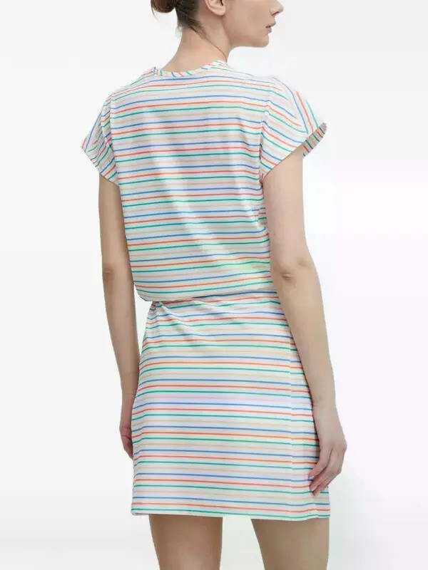 Helly Hansen Striped Drawstring-waist Mini Dress