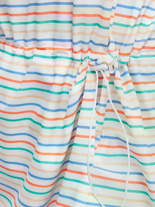 Helly Hansen Striped Drawstring-waist Mini Dress