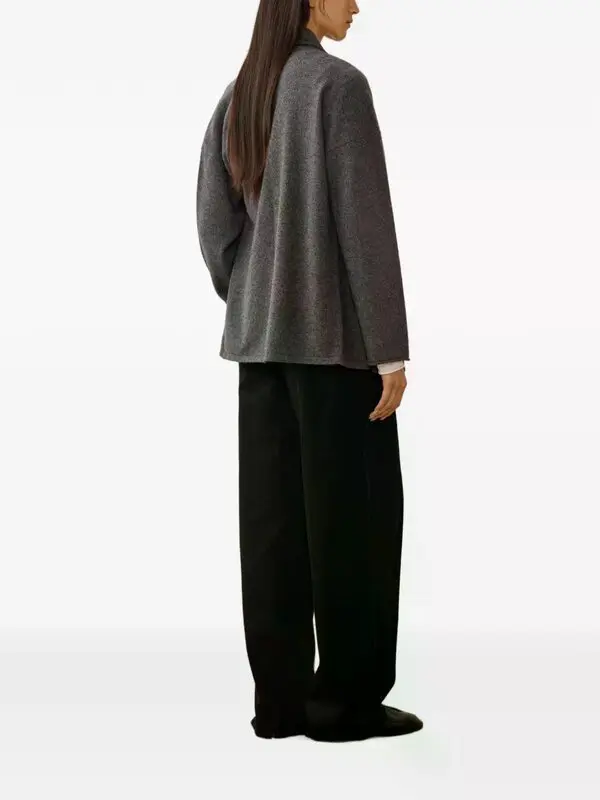LESS Draped Open-front Cardigan