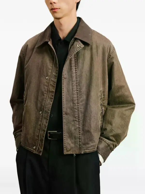 CROQUIS Cropped Zip-up Jacket