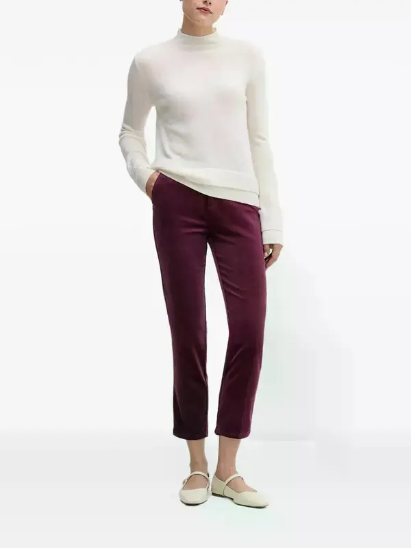 Sisley Roll-neck Sweater - White