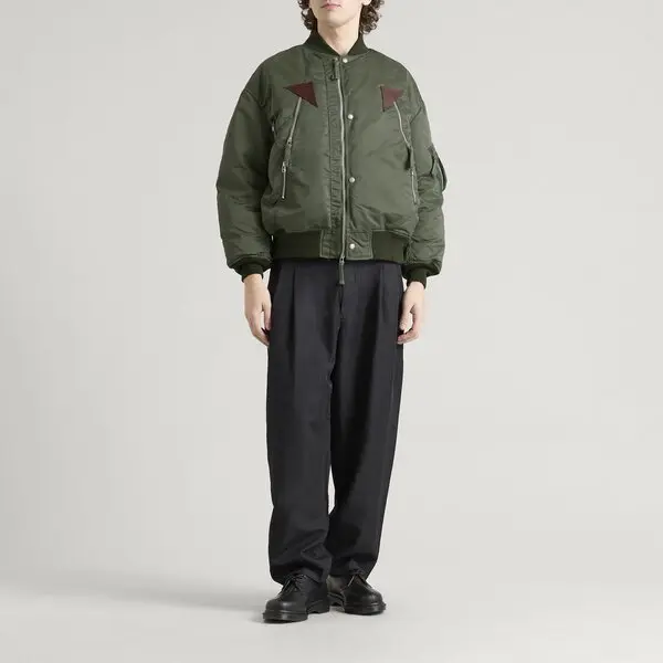 Comme Des Garçons Nylon Twill Bomber Jacket