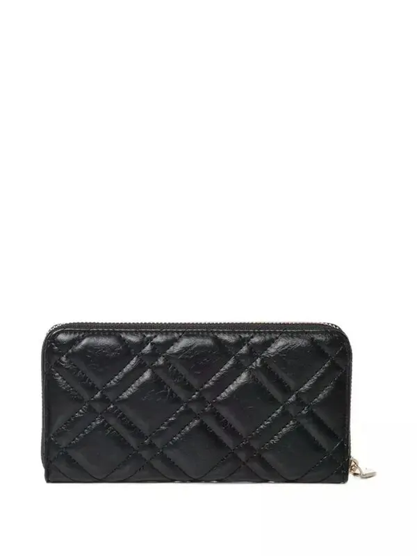 V°73 Diaspro Quilted Logo-plaque Wallet