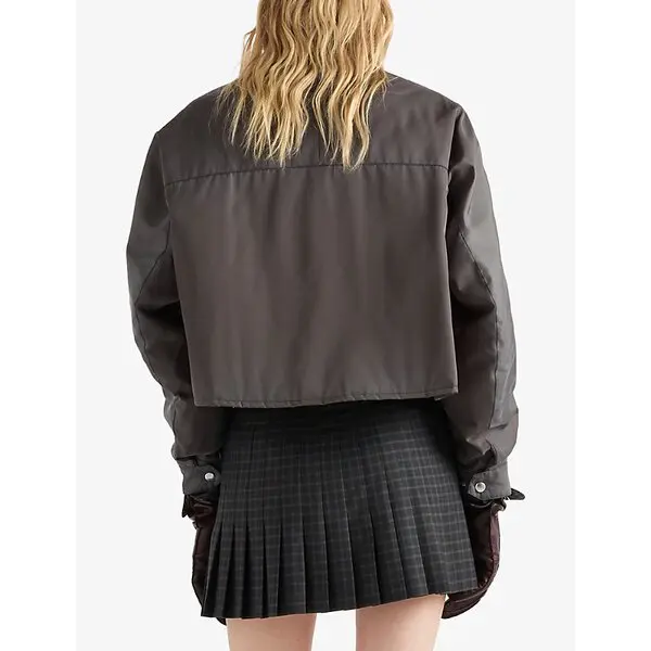 Prada Re-nylon Cropped Shell Jacket