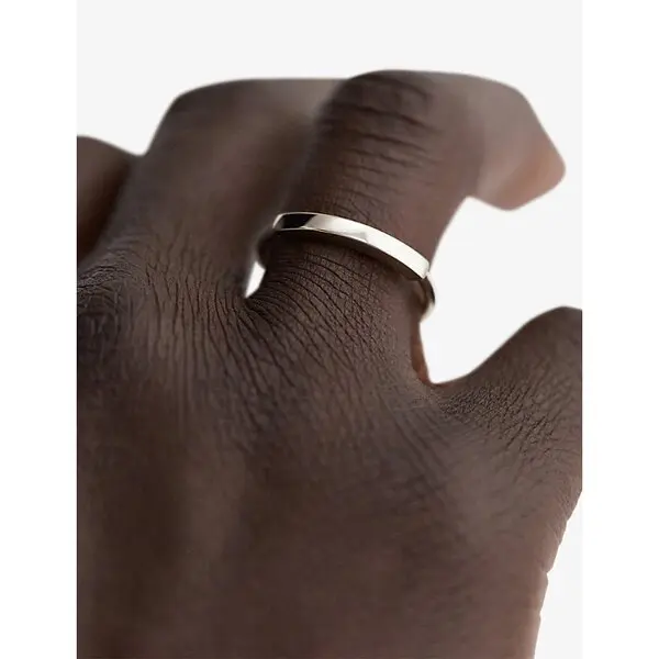 Monica Vinader Mv Linear™ 925 Sterling Stacking Ring