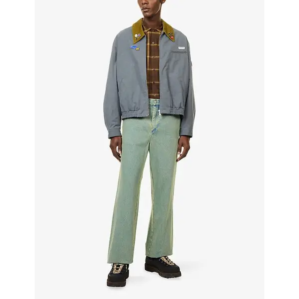 SONG FOR THE MUTE Brand-embellished Twill Jacket