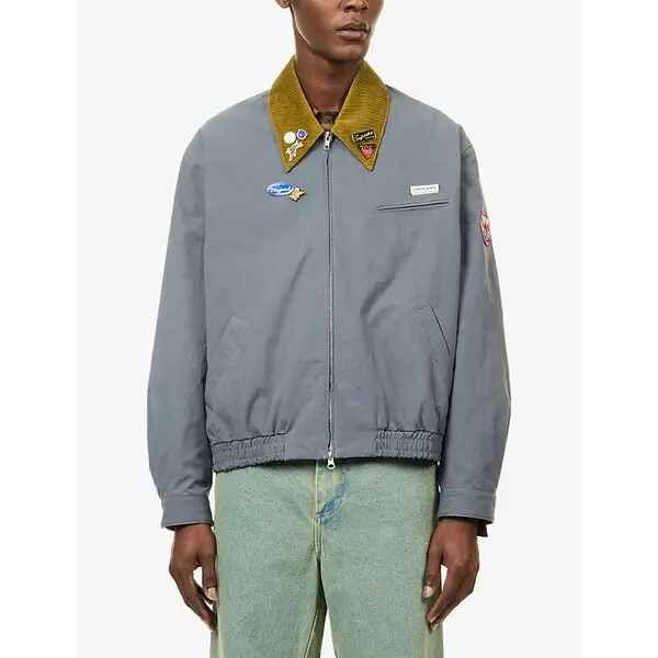 SONG FOR THE MUTE Brand-embellished Twill Jacket