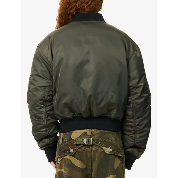 JADED LONDON Irsa Military Nylon Bomber Jacket