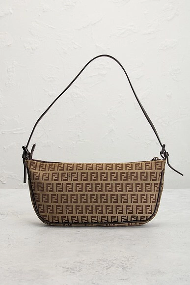 Fendi Zucchino Pochette Shoulder Bag