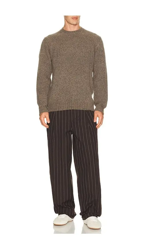 Obey Dean Stripe Pleated Pant - Black