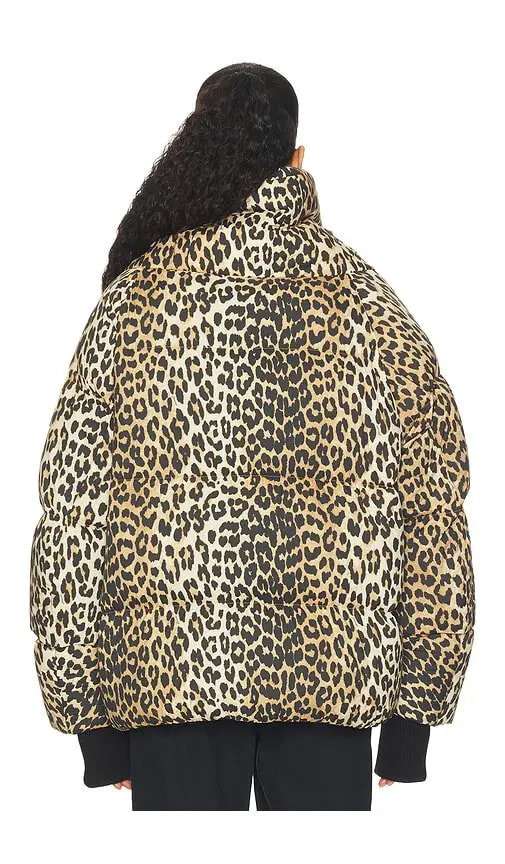 GANNI Future Nylon Printed Quilt Puffer