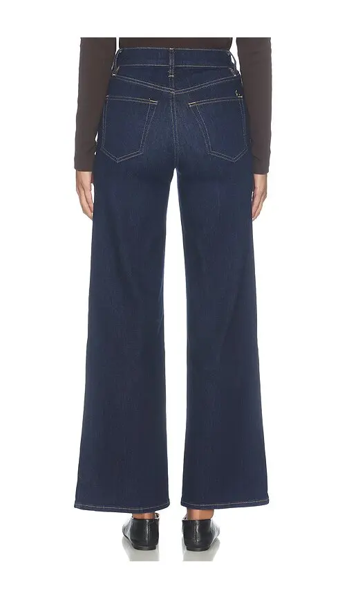 FRAME Le Slim Palazzo Exposed Button Jeans