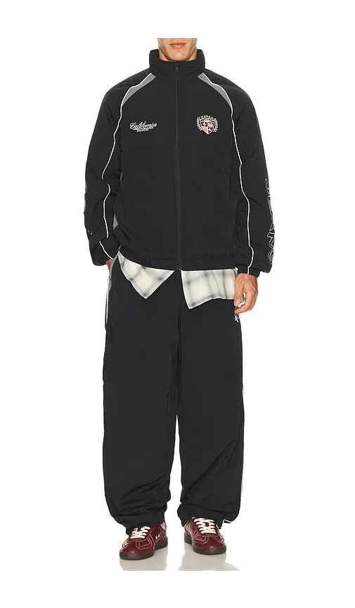 Guess Embroidered Nylon Track Pant