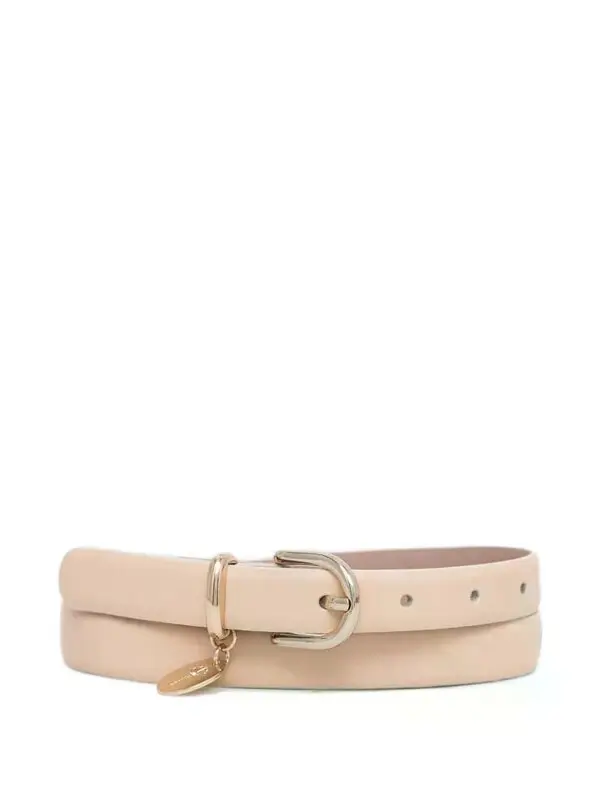 JOOP! Charm Leather Belt - Neutrals