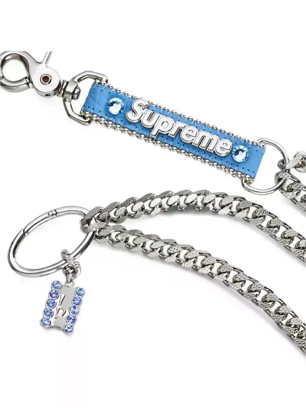 Supreme X B.b Simon Crystal-embellished Chain