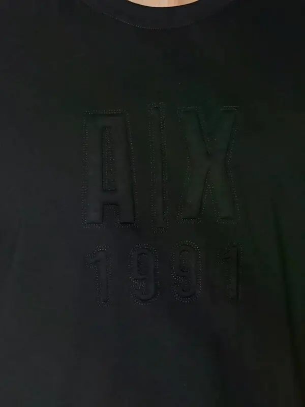 Armani Exchange Logo-embossed Cotton T-shirt